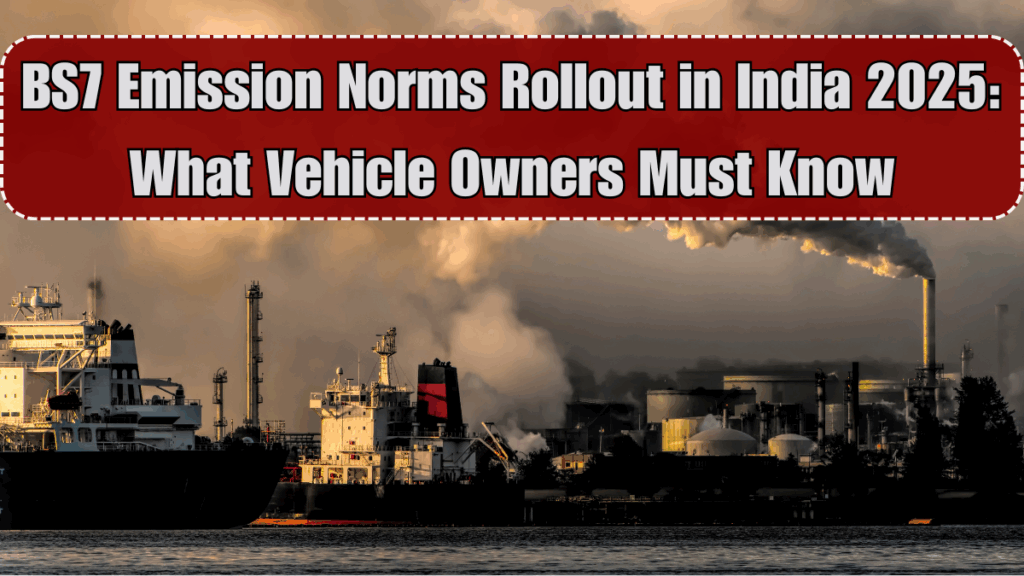 BS7 Emission Norms Rollout in India 2025: What Vehicle Owners Must Know